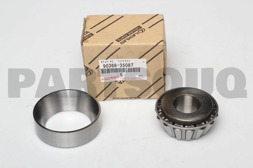 9036635087 Genuine Toyota BEARING, TAPERED ROLLER (FOR FRONT DRIVE ...