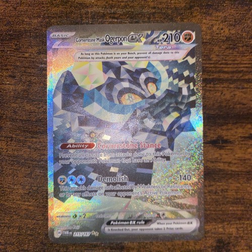 Cornerstone Mask Ogerpon EX Lot | eBay