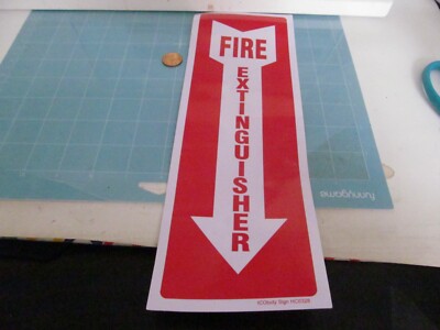FIRE EXTINGUISHER STICKERS DECALS ORIGINAL OLD STOCK | eBay