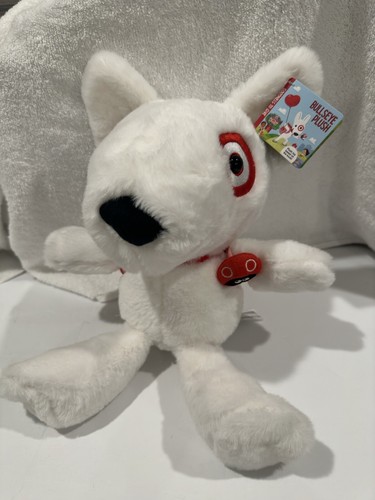 Target Bullseye Plush Red White Dog Ladybug Back Pack Stuffed Animal 10 ...