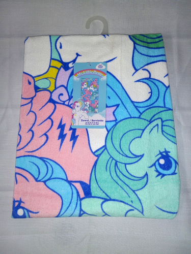 My Little Pony Beach Bath Towel Vintage Inspired 1980s G1 Hasbro NWT | eBay