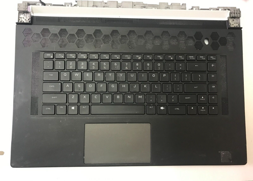 GENUINE DELL ALIENWARE M17 R4 PALMREST US Keyboard Touchpad 6N1JW | eBay