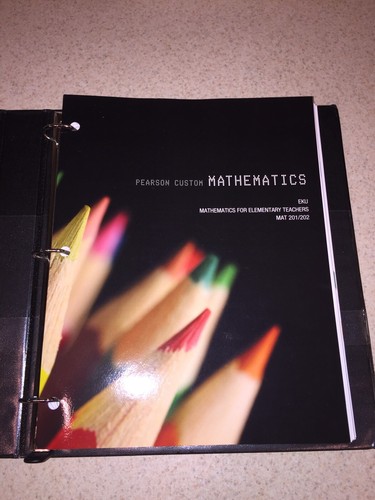 Pearson Custom Mathematics EKU Math For Elementary Teachers Loose Leaf ...