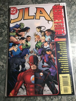 JLA: Secret Files #1 2004 One-Shot High Grade 9.4 DC Comic Book B7-258 ...