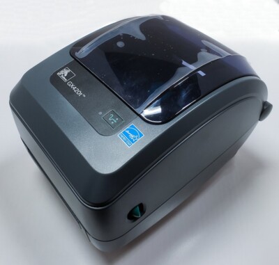 Zebra GX420T USB Ethernet Thermal Transfer Label Tag Printer GX42 ...