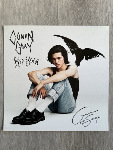 CONAN GRAY SIGNED KID KROW 12X12 ALBUM FLAT, LITHOGRAPH, INSERT. RARE ...