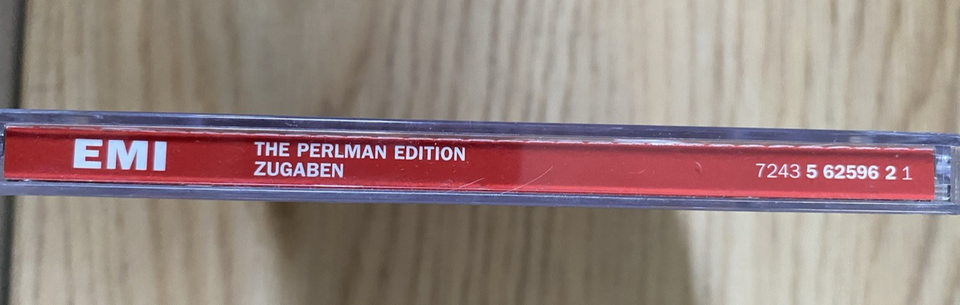 1995- ITZHAK PERLMAN, SAMUEL SANDERS , " THE PERLMAN EDITION " , EMI ...