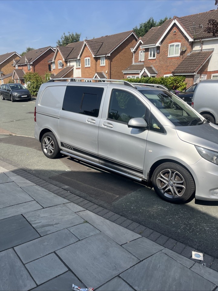Mercedes Benz Vito Crew Cab 6 Seats In Silver 6 Speed Manual 2015 | eBay UK