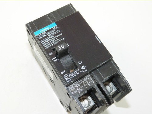 Siemens BQD230 2p 30a 240/480v Circuit Breaker NEW 1-yr Warranty | eBay