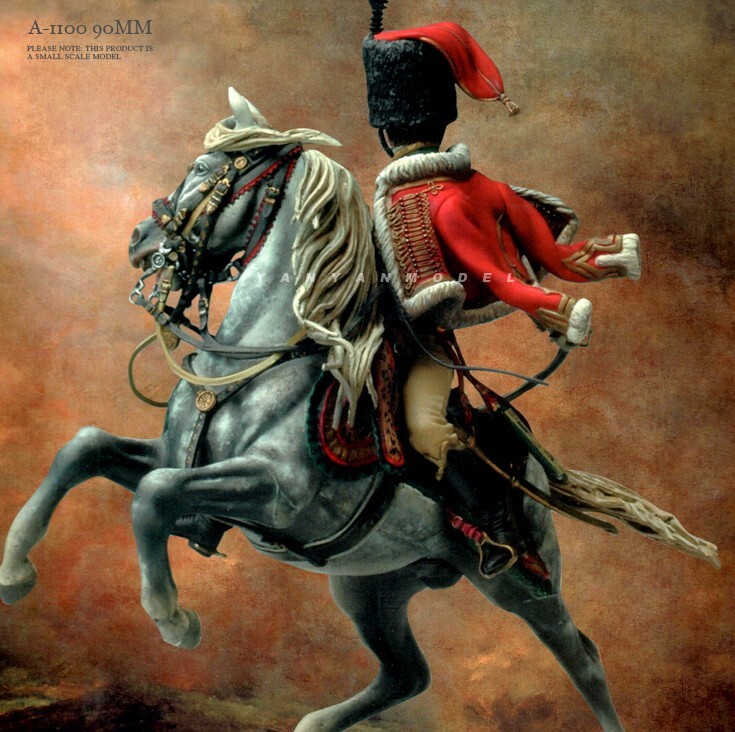 1/18 resin French Napoleonic Guard Cavalry Unpainted Unassembled A-1100 ...