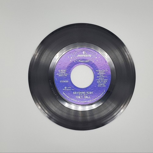 Tom T. Hall Ravishing Ruby Single Record Mercury 1973 C-30162 | eBay