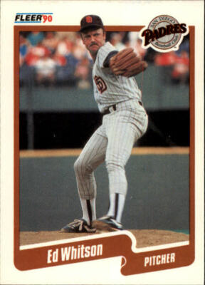 1990 Ed Whitson Fleer Baseball Card #171 | eBay