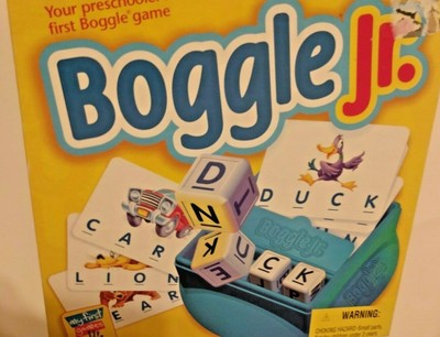 Boggle Jr Parker Brothers Hasbro vintage1998 Board Game Preschool Ages ...