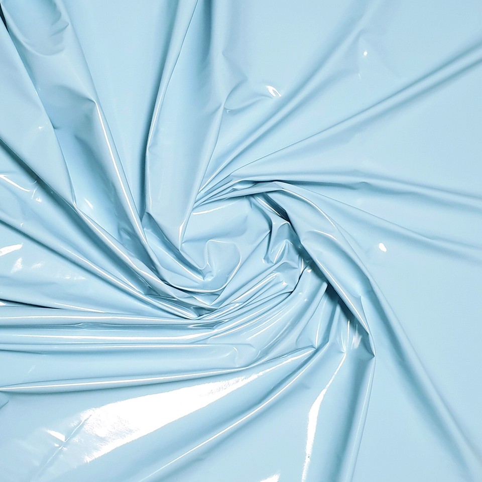 SHINY HIGH GLOSS PVC STRETCH RUBBER VINYL PLEATHER GOTH FETISH CLOTH ...