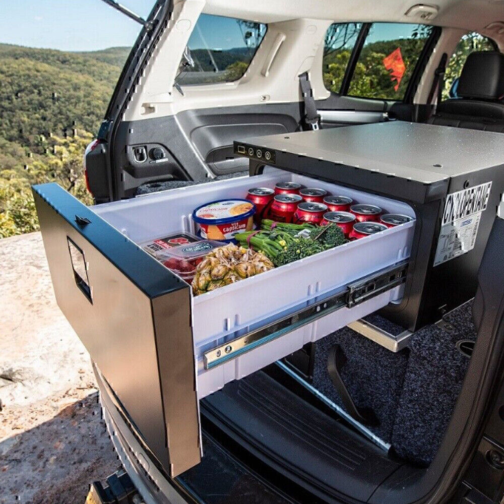 GEARZAAR 12 VOLT COMPRESSOR DRAWER FRIDGE 20L FOR CAMPERVAN MOTORHOME ...