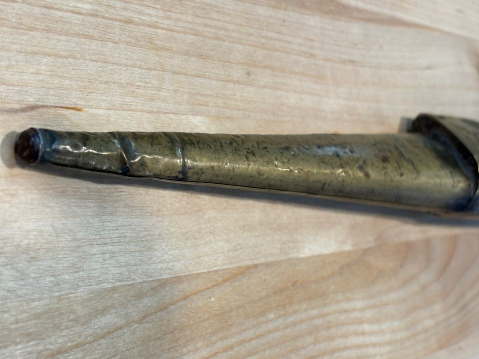 Antique Islamic Middle Eastern Knife Straight Blade Short Sword Dagger ...