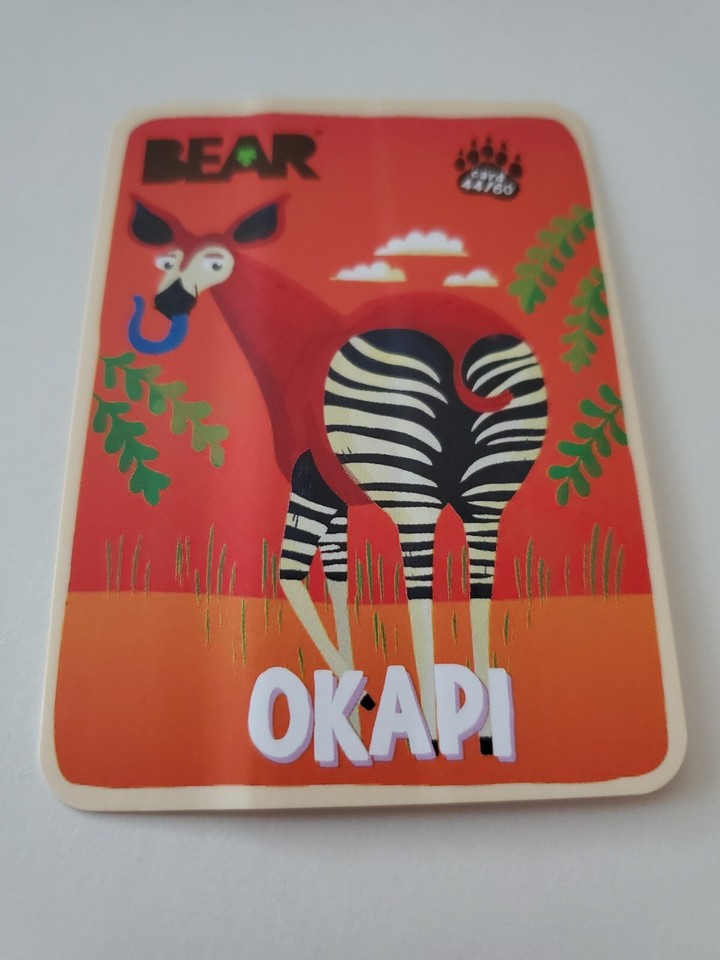 Bear's Collectible Animal Cards from Bear Fruit Rolls | eBay
