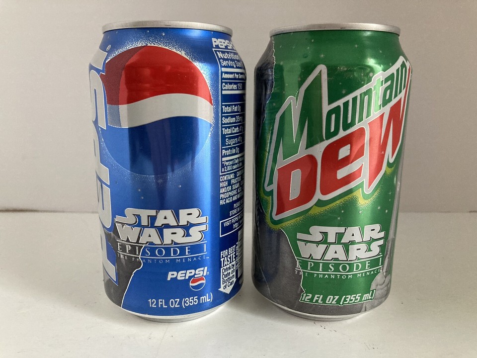 Star Wars: The Phantom Menace Watto and Obi-Wan Kenobi Pepsi / Mountain ...