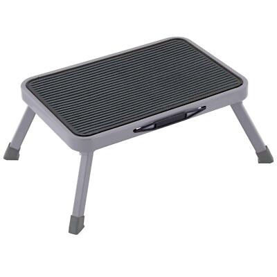 Anti Slip Folding Metal Step Stool Foldable Collapsible Kitchen Steel ...