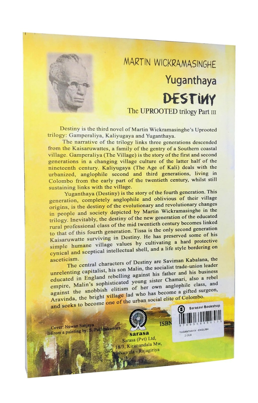 Yuganthaya, Destiny by Martin Wickramasinghe, Novel, English ...