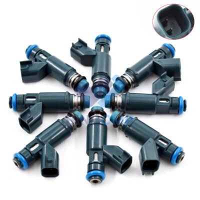 8PCS Fuel Injectors 2W93-BA 4650544 For 03-09 Jaguar XF 08-09 Range ...