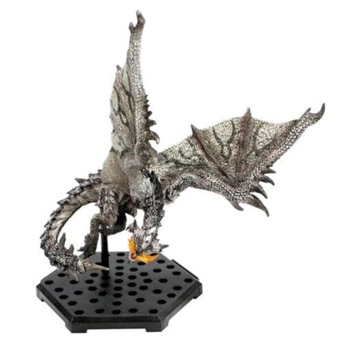 Game Monster Hunter Rise Gashapon Silver Rathalos Cake Topper Figure ...