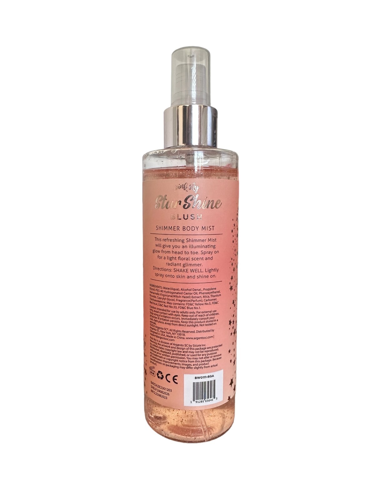 2 Pack STAR SHINE BLUSH Body Glow Shimmer Mist Body Spray Floral Scent ...