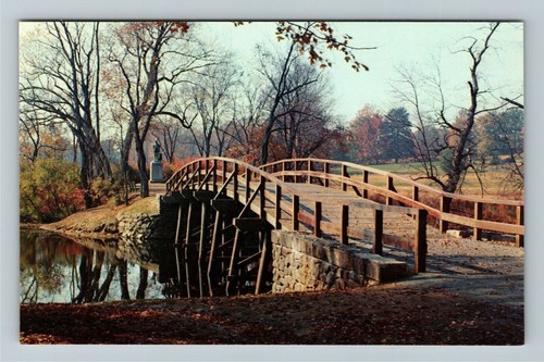 Concord MA-Massachusetts, Old North Bridge, Battle Site, Vintage ...