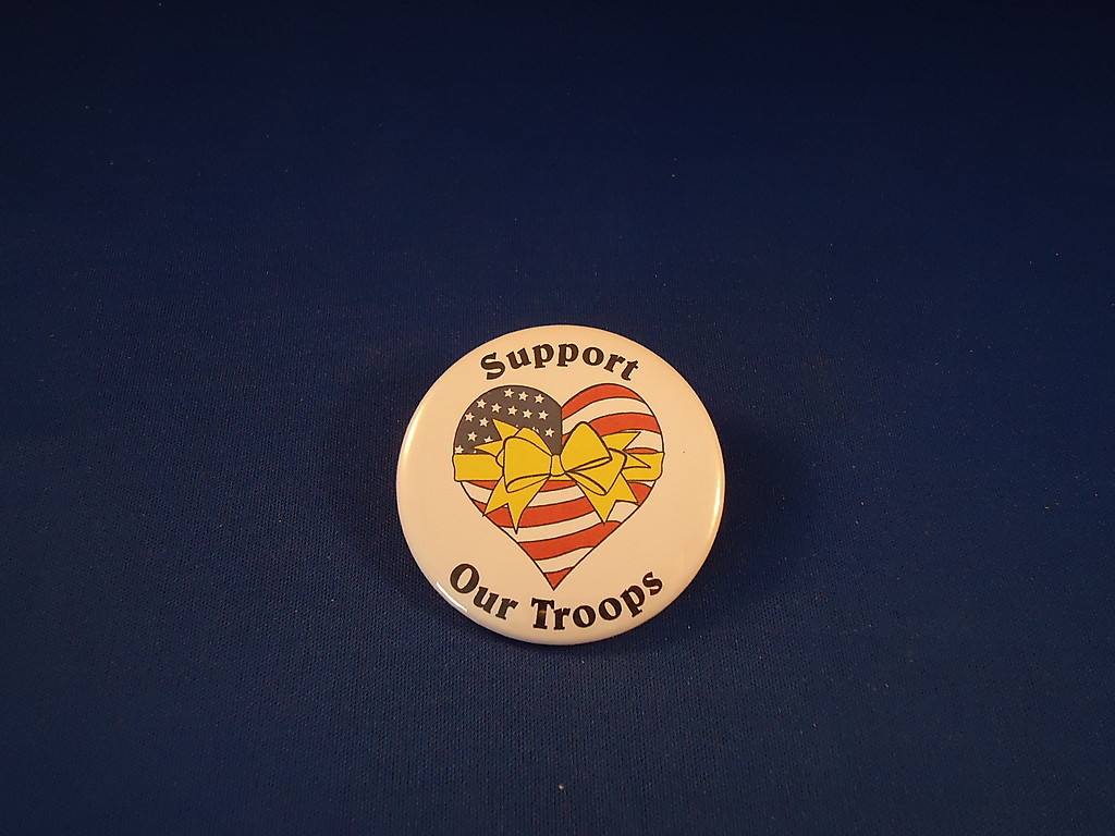 SUPPORT OUR TROOPS Lot of 12 BUTTONS pins pinback 2 1/4" badge BIG NEW MILITARY | eBay