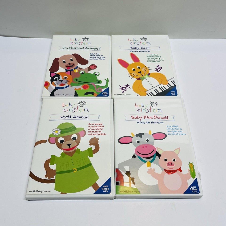 Disney Baby Einstein Collection #2 Music And Nature Box set of 9 DVDs ...