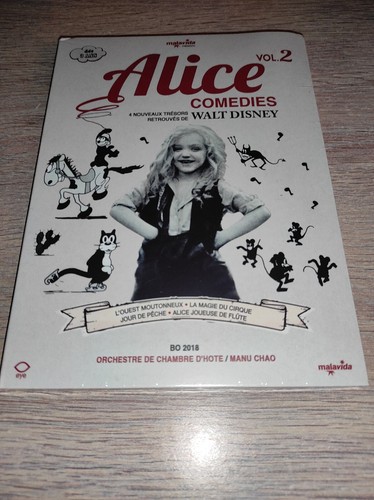 * DVD + LIVRET NEUF SOUS BLISTER ALICE COMEDIES DISNEY (4 DESSINS ...