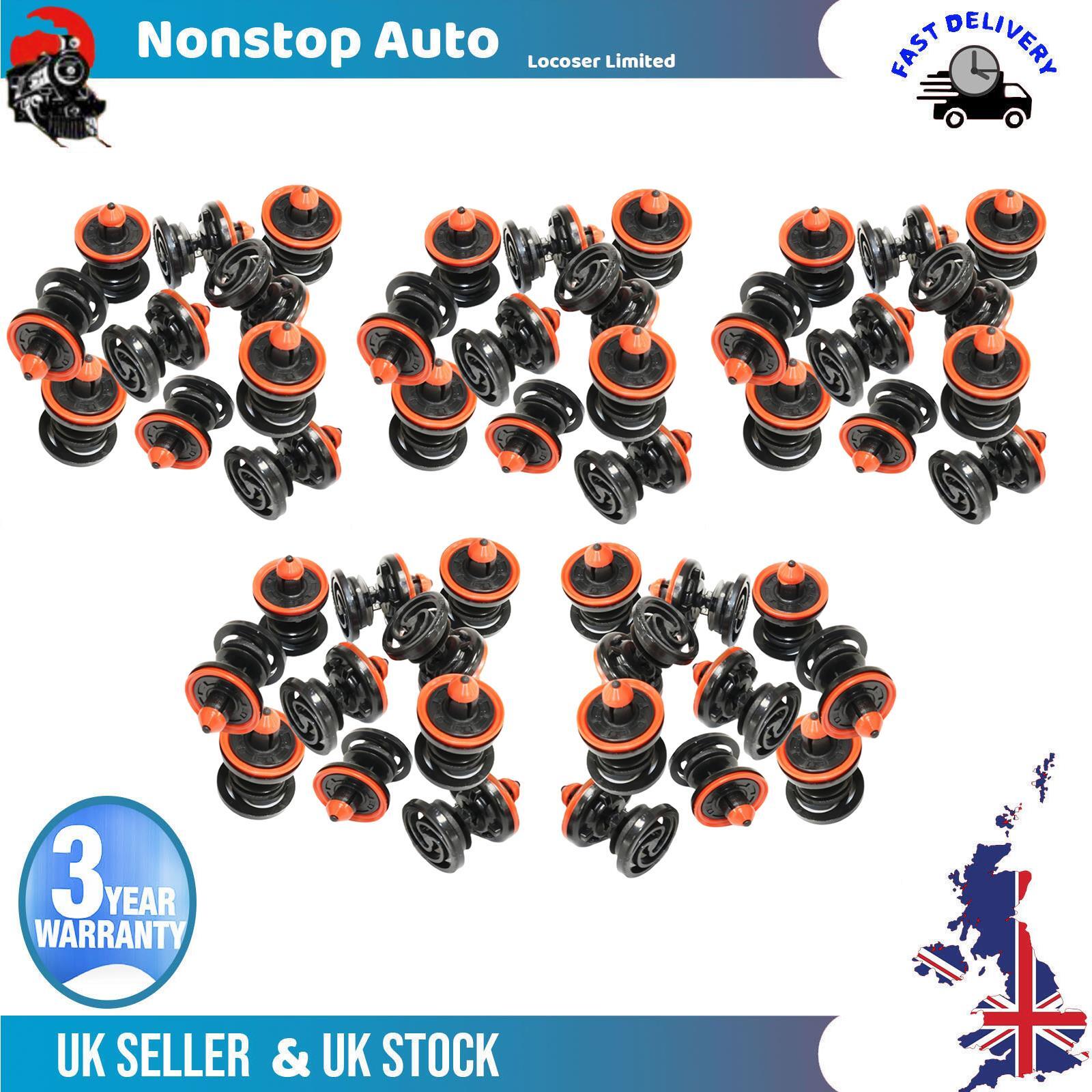 50X Door Panel Card Trim Clips Interior For VW Passat B7 B8 Sharan ...