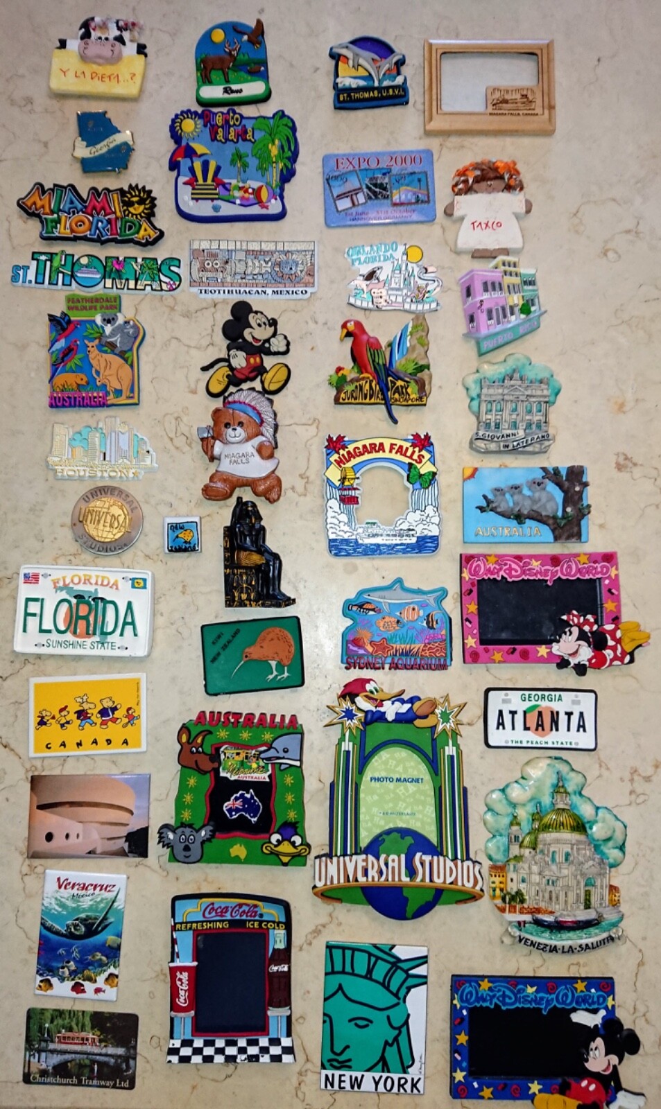 Over 240 Pieces Of Collectable Fridge Magnets World Locations | eBay