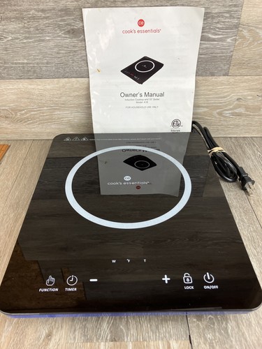 Induction Cooktop CE Cook’s Essentials Model A18 Black | eBay