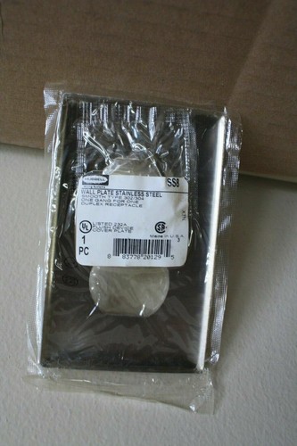 HUBBELL SS8 S/S WALL PLATE FOR DUPLEX RECEPTACLE | eBay