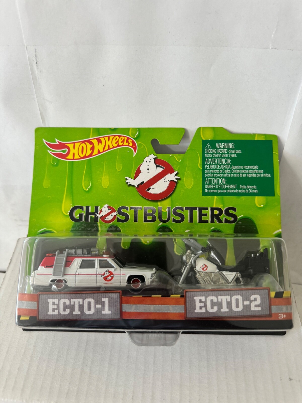 2016 Hot Wheels Ghostbusters Ecto-1 and Ecto-2 Set Car & Motorcycle C12 ...