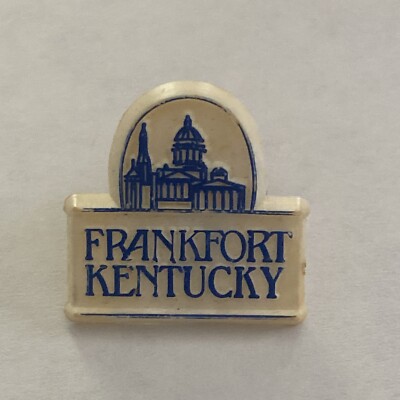 Rare Frankfort Kentucky Vintage Lapel Pin KY Bluegrass State Capital ...