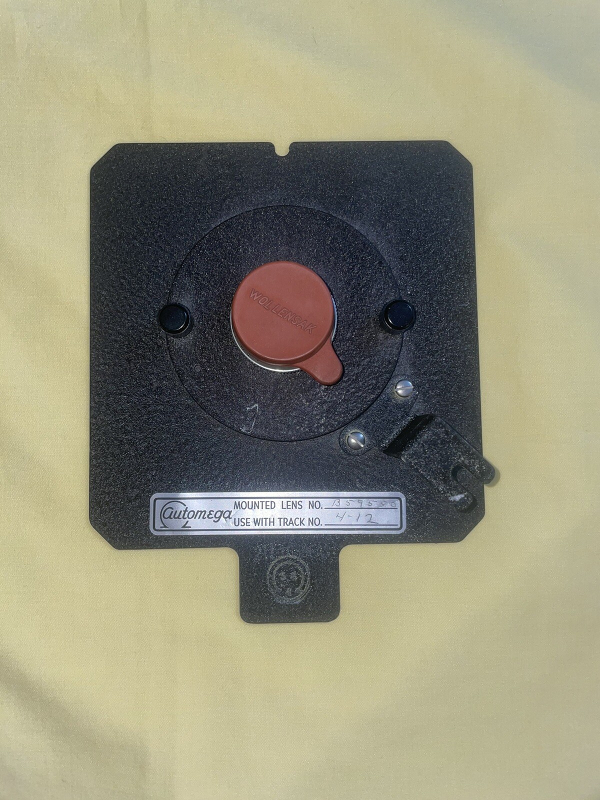 VINTAGE wollensak Enlarging lens 2" 50mm secured to automega plate | eBay