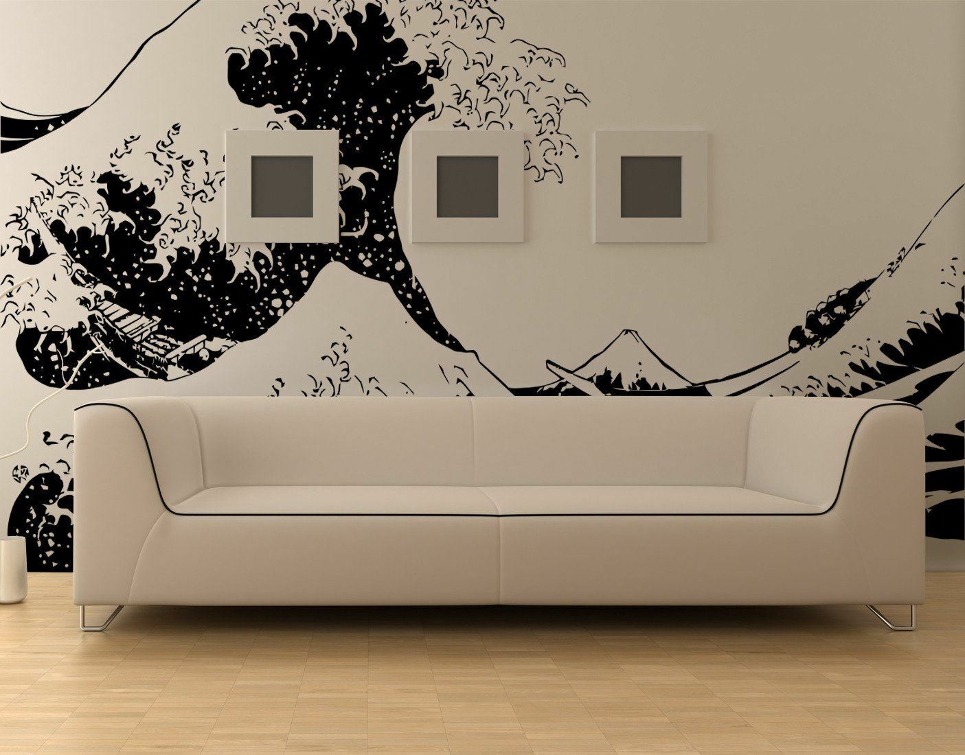 Japanese The Great Wave Off Kanagawa by Hokusai Wall Decal ...