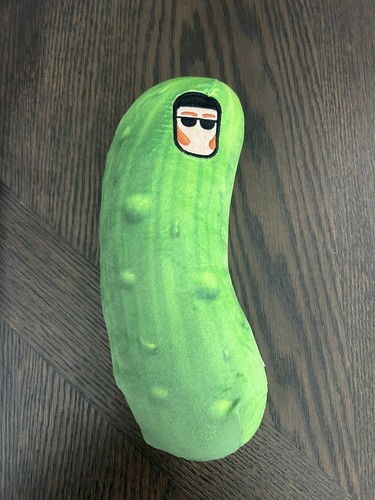 Average Pickle Plushie (10-inch soft plushie) great for pets | eBay