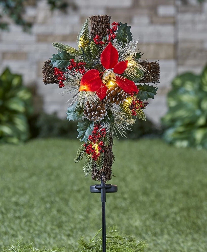Lighted Christmas Cross