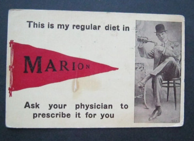 This Is My Regular Diet In Marion (California?) 1914 Portland & San ...