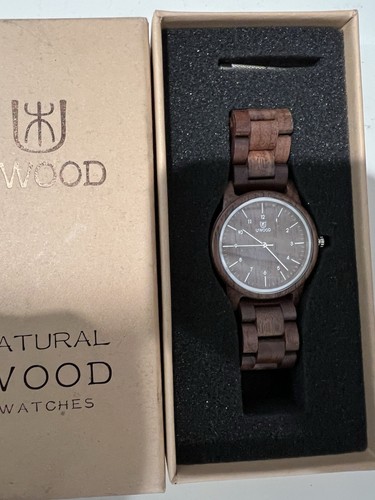 UWOOD Wooden Watch Pure Walnut Men's Original Grain macrame Bracelets ...
