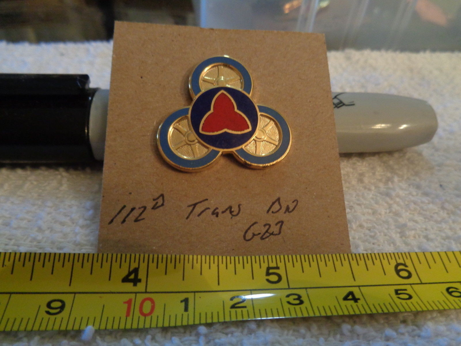 112th Transportation Battalion G23 Unit Crest, DI, DUI (DRAW#S4) | eBay