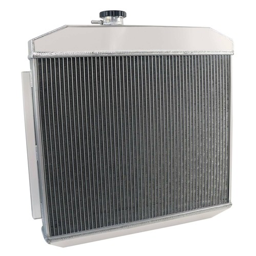 4-Row Aluminum Radiator Fits 1955-1957 56 Chevrolet Bel Air/ 150/ 210 ...