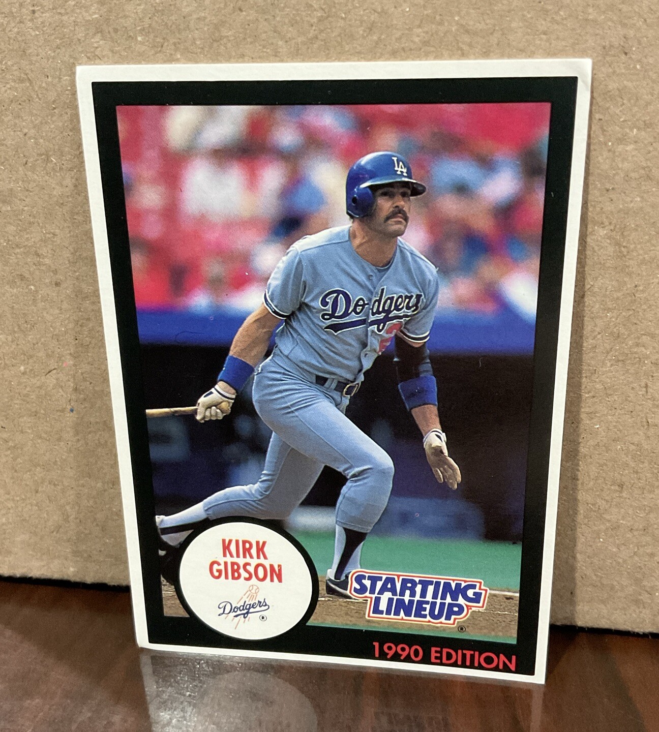 KIRK GIBSON 1990 KENNER STARTING LINEUP CARD - LOS ANGELES DODGERS | eBay