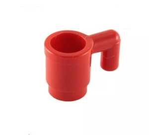 LEGO 10x Red Mug /Cup Minifigure Accessory Part no. 3899 | eBay
