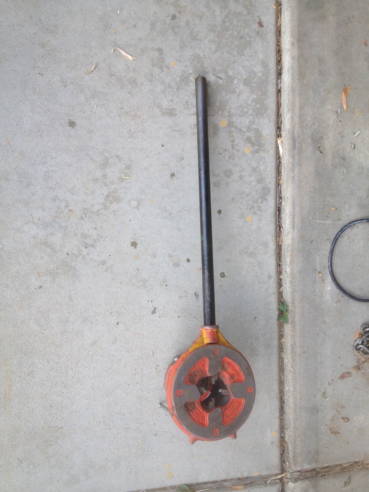 RIDGID (RIGID) 65-R 65R MANUAL RECEDING PIPE BOLT CONDUIT ROD THREADER ...