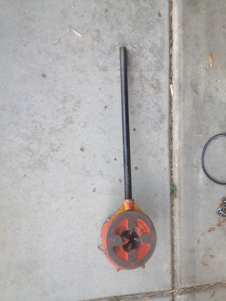 RIDGID (RIGID) 65-R 65R MANUAL RECEDING PIPE BOLT CONDUIT ROD THREADER ...