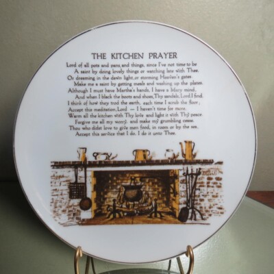 Plates & Plaques - Kitchen Prayer